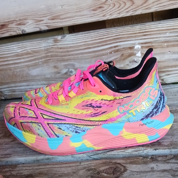 Asics | Shoes | Asics Noosa Tri 5 Colorful Running Shoes With Pink And ...